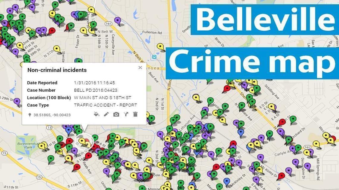 Want to see where crime happens in Belleville? | Belleville News-Democrat